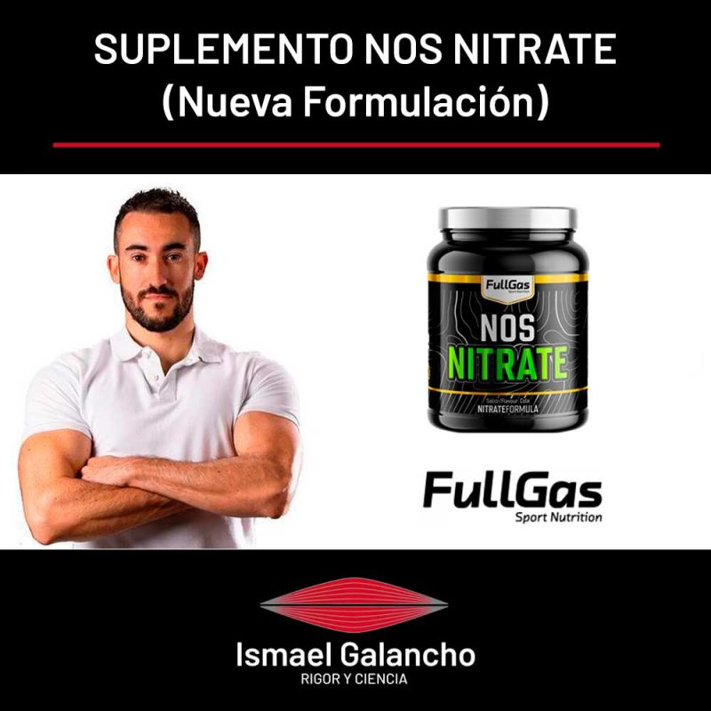 Suplemento con FullGas: NOS NITRATE (Nueva Formulación)